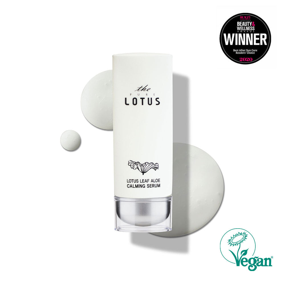 Lotus Leaf Aloe Calming Serum – The Pure Lotus USA